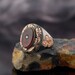 Red Amber Ring Men Sterling Silver Gemstone Ringman Handmade - Etsy