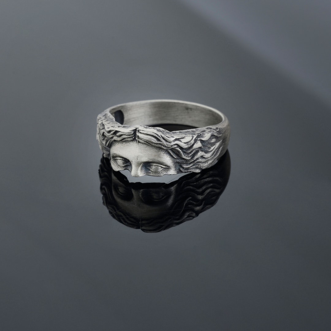 Venus Ring, Aphrodite Eyes Ring, Goddess Venus Ring in Sterling Silver ...