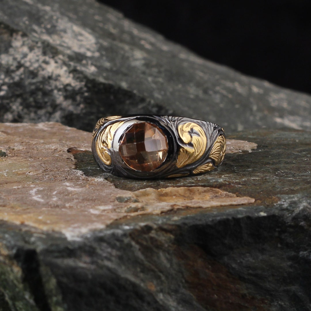 Sterling Silver Mens Ring,vintage Man Ring, Mens Ring ,silver Man ...