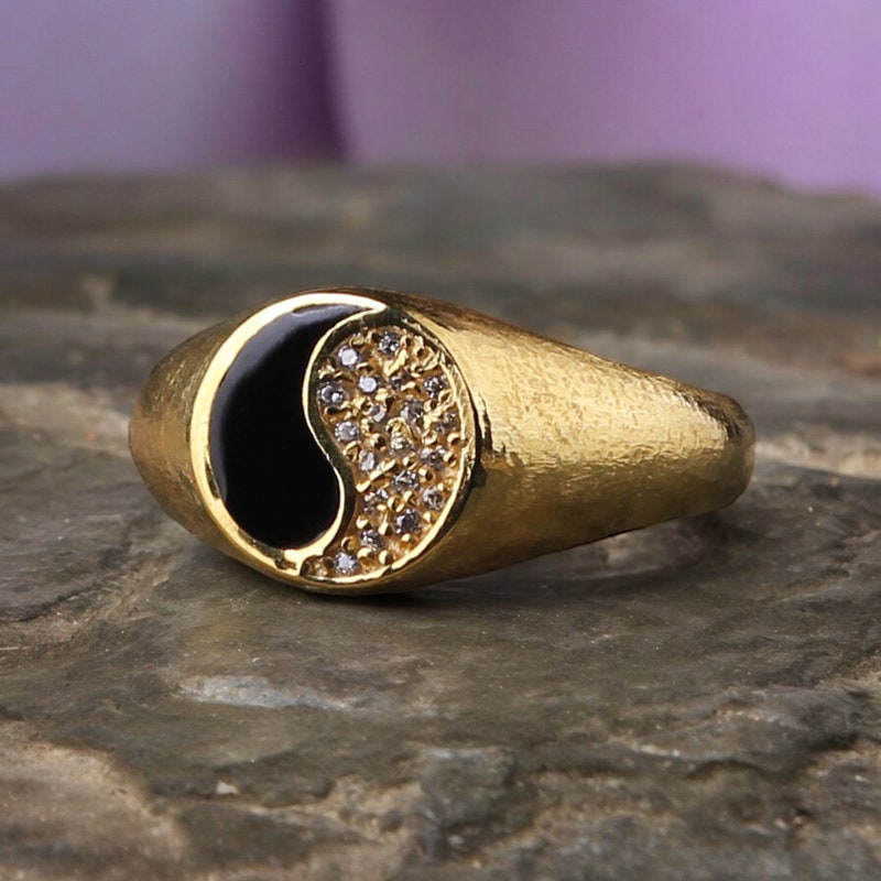 Yin yang ring - Etsy.de