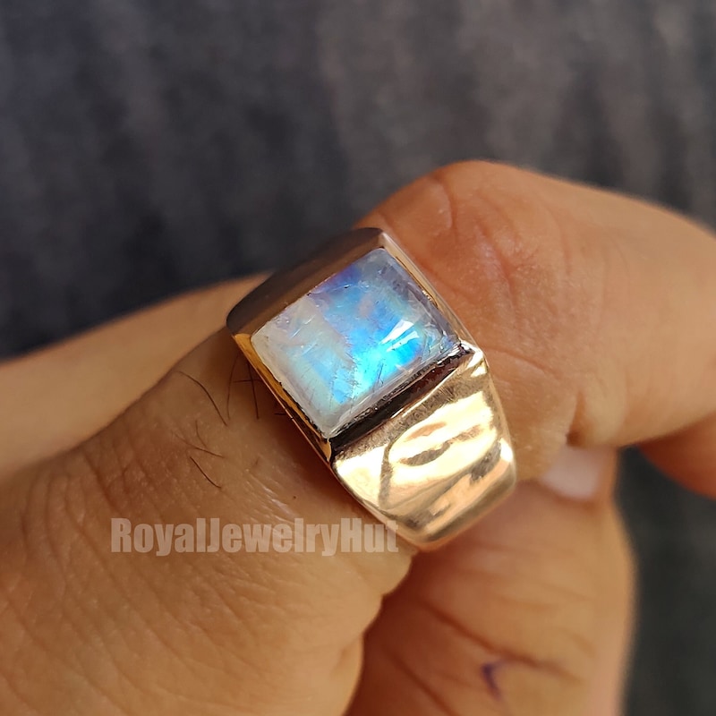 Moonstone Ring - Etsy
