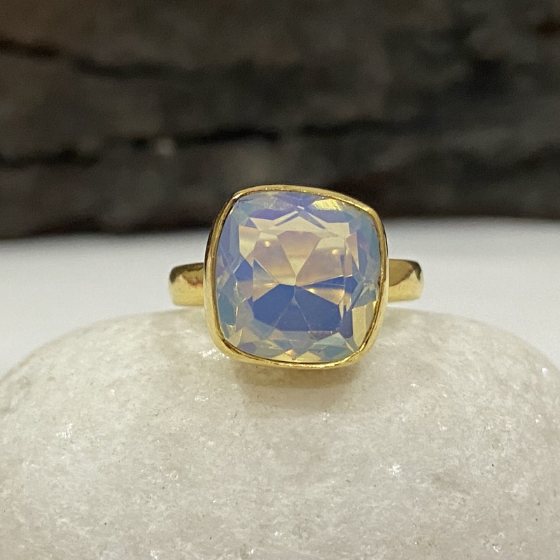 Opalite Ring - Etsy UK
