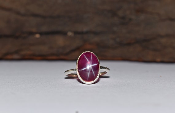 Ruby Star Ring Women Ring Mens Ring Ruby Ring 925 Sterling - Etsy