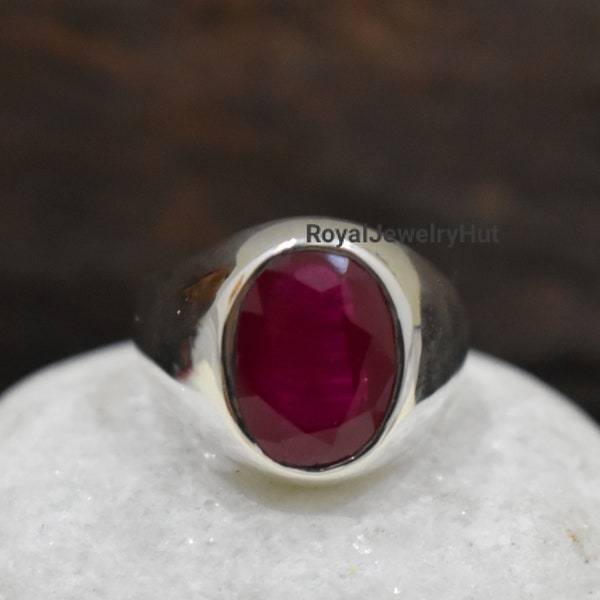 Natural Ruby Ring - Etsy