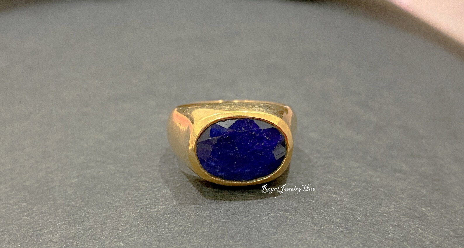 Blue Sapphire Ring, 925 Solid Sterling Silver Ring, Blue Stone Ring ...
