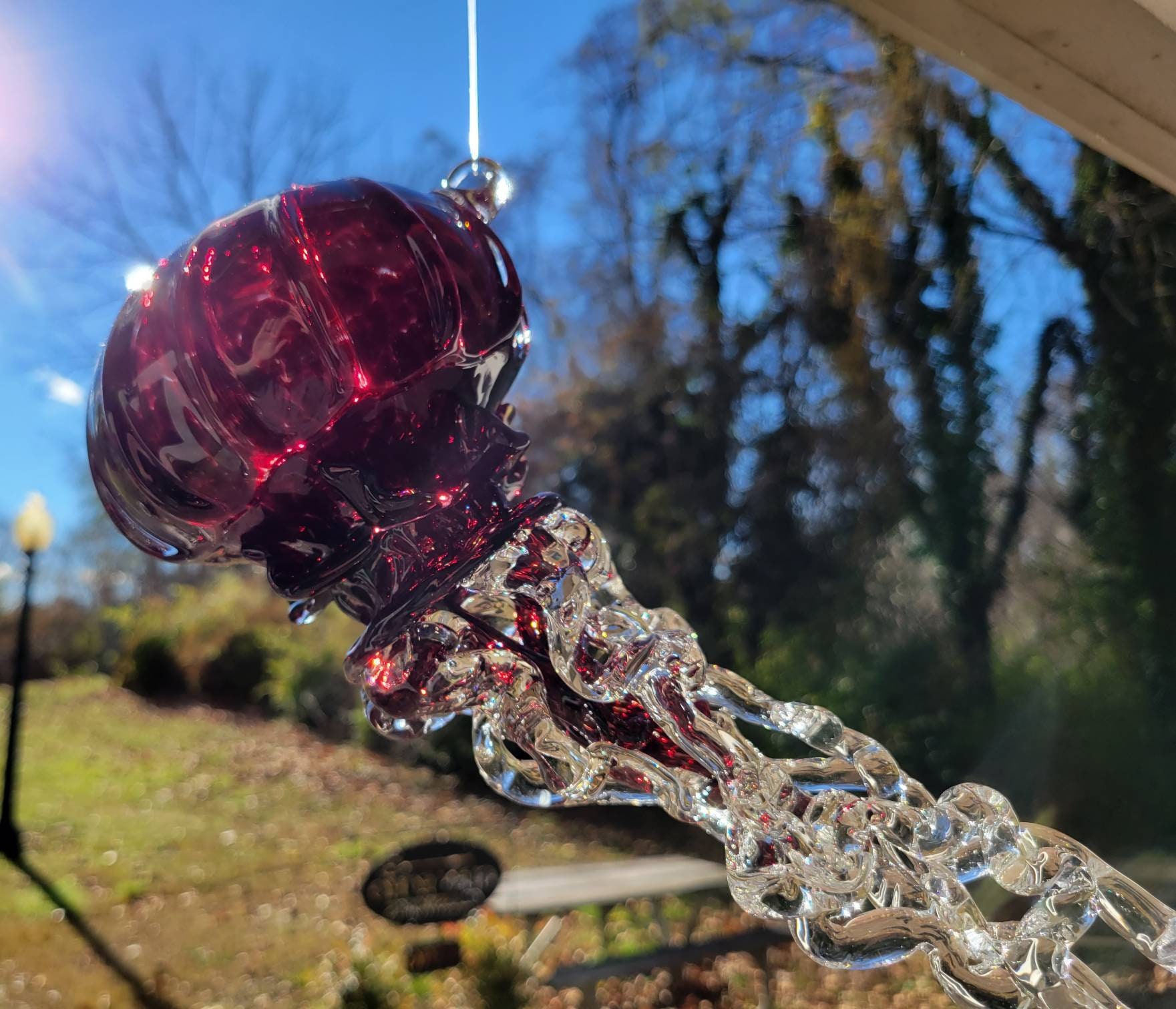 Drifter! (ruby) / Hand Blown Glass - Etsy