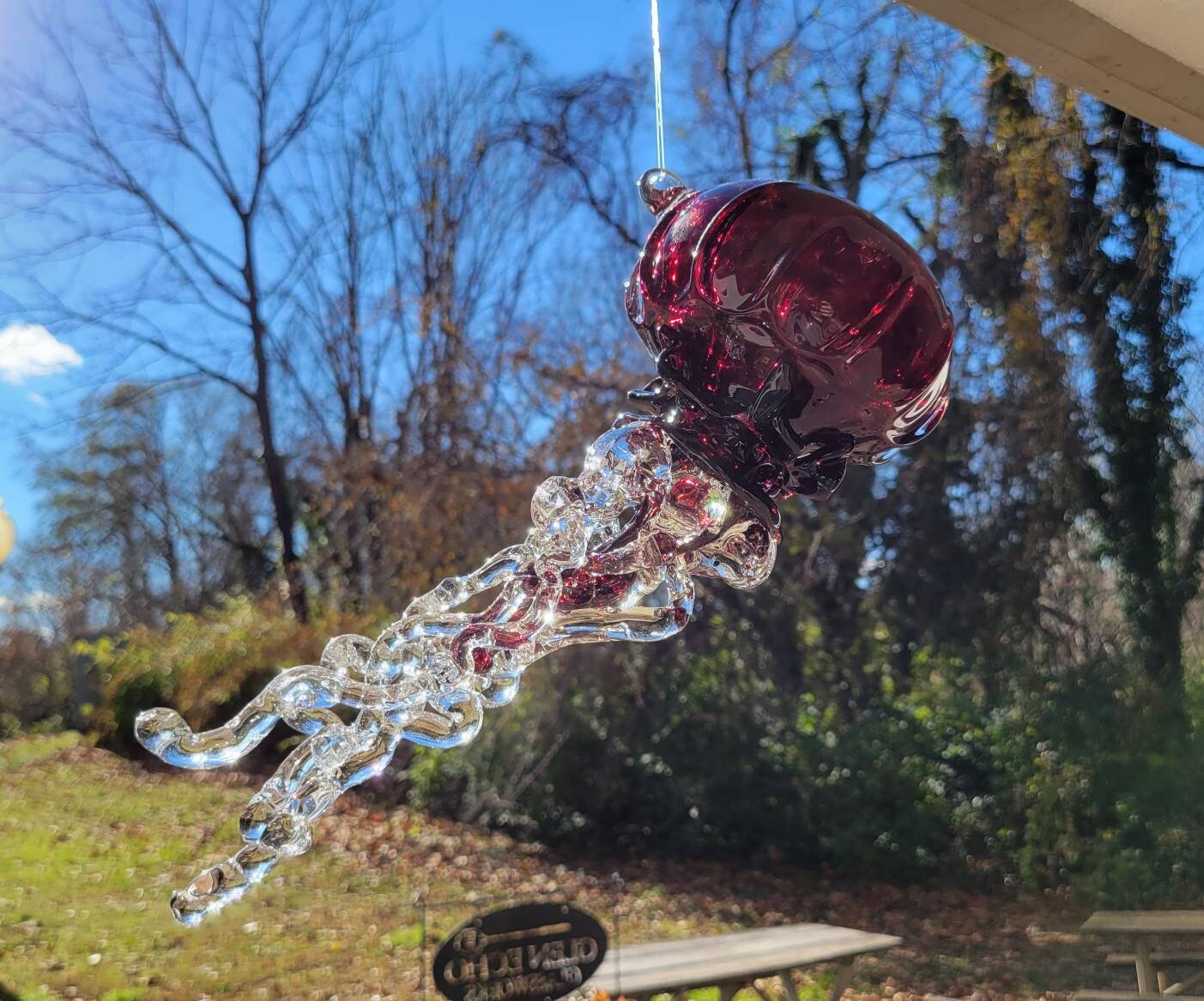 Drifter! (ruby) / Hand Blown Glass - Etsy