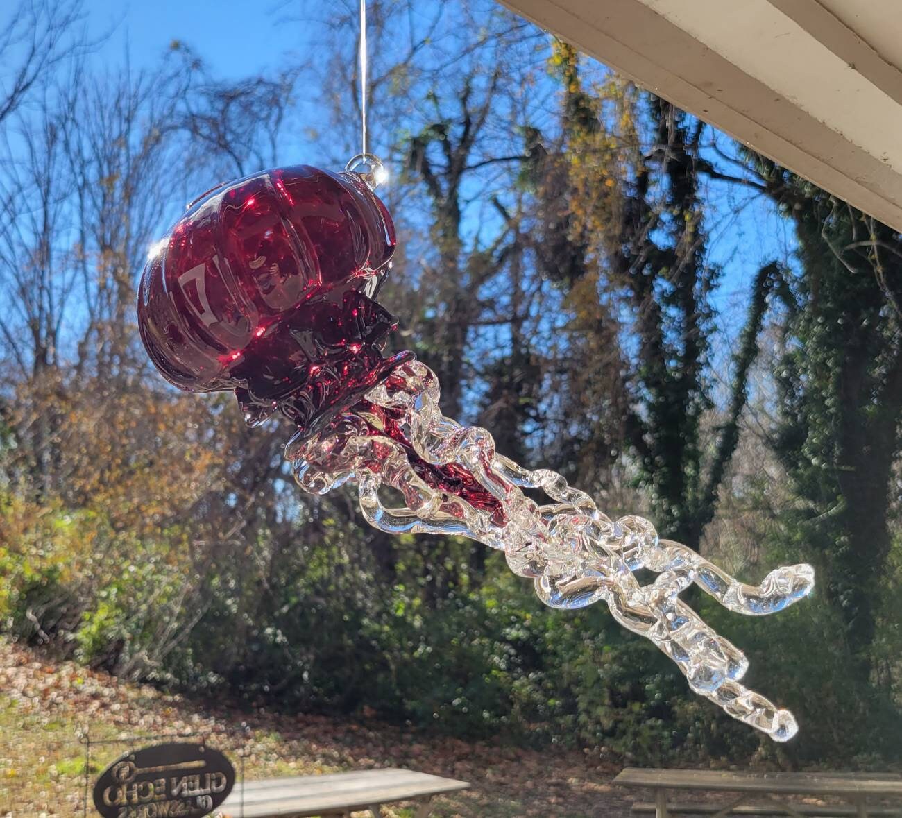 Drifter! (ruby) / Hand Blown Glass - Etsy