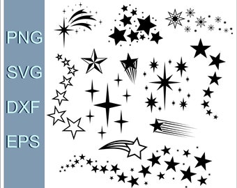 Stars Svg | Etsy