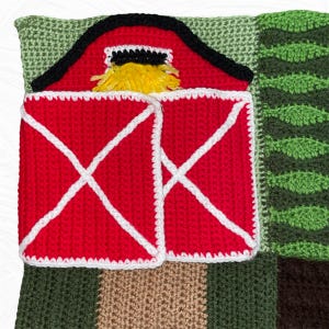Crochet Farm Mat Pattern DIGITAL Download - Etsy