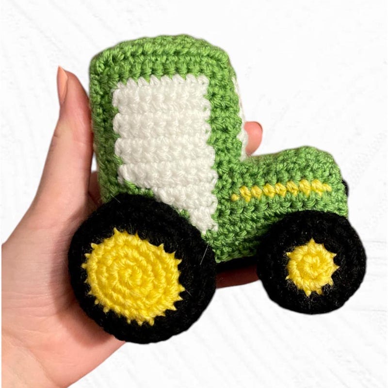 Crochet Tractor - Etsy