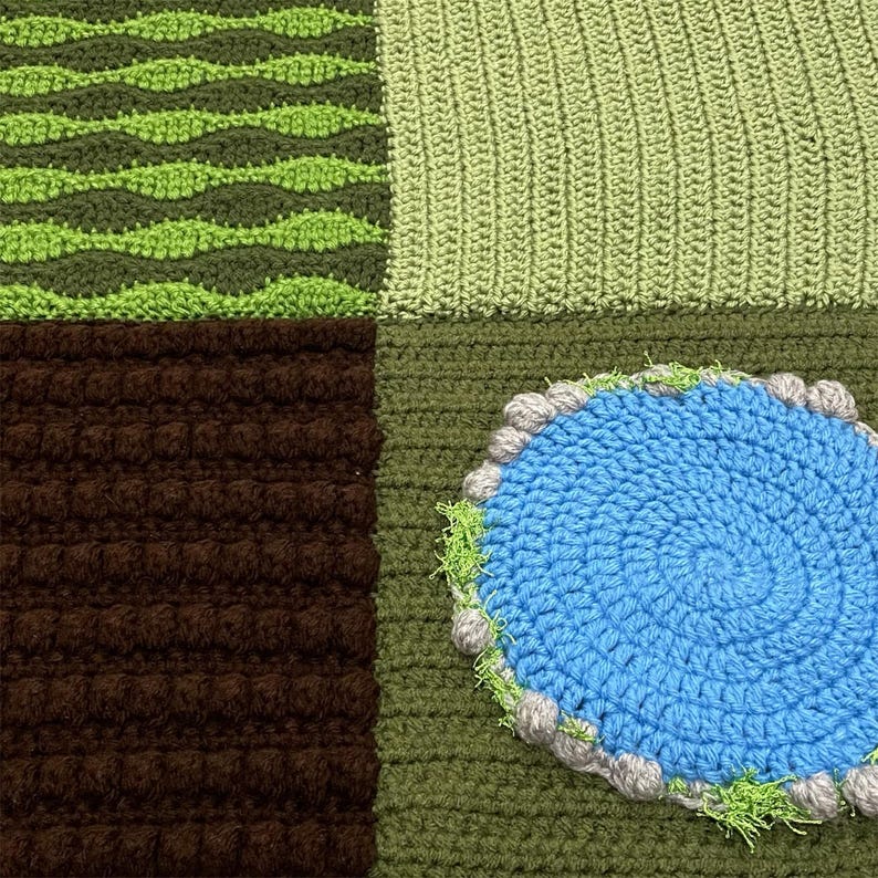 Crochet Farm Mat Pattern DIGITAL Download - Etsy