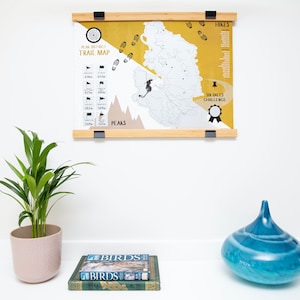 Peak District Scratch-off Hiking Routes & Peaks Map - Etsy