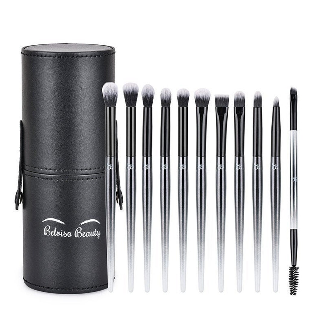 Makeup Eyeshadow Brushes Set Vegan & Cruelty Free Soft Fibres 11 Makeup ...