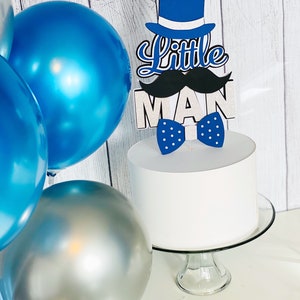 Little Man, Little Man Cake Topper, Boy Birthday, Boy Cake Topper, Baby ...