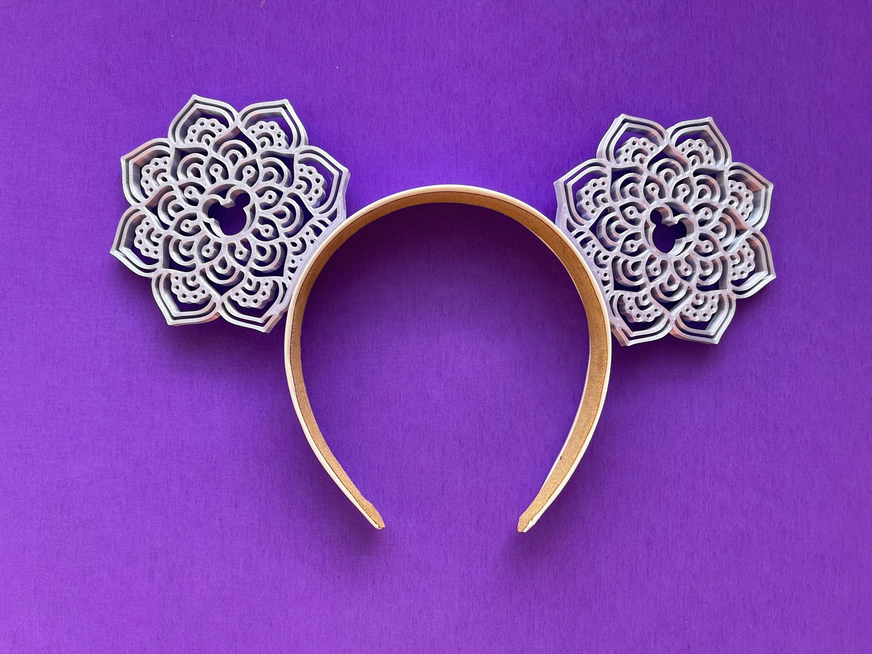 Hidden Mickey Mandala 3D Printed Ears - Etsy