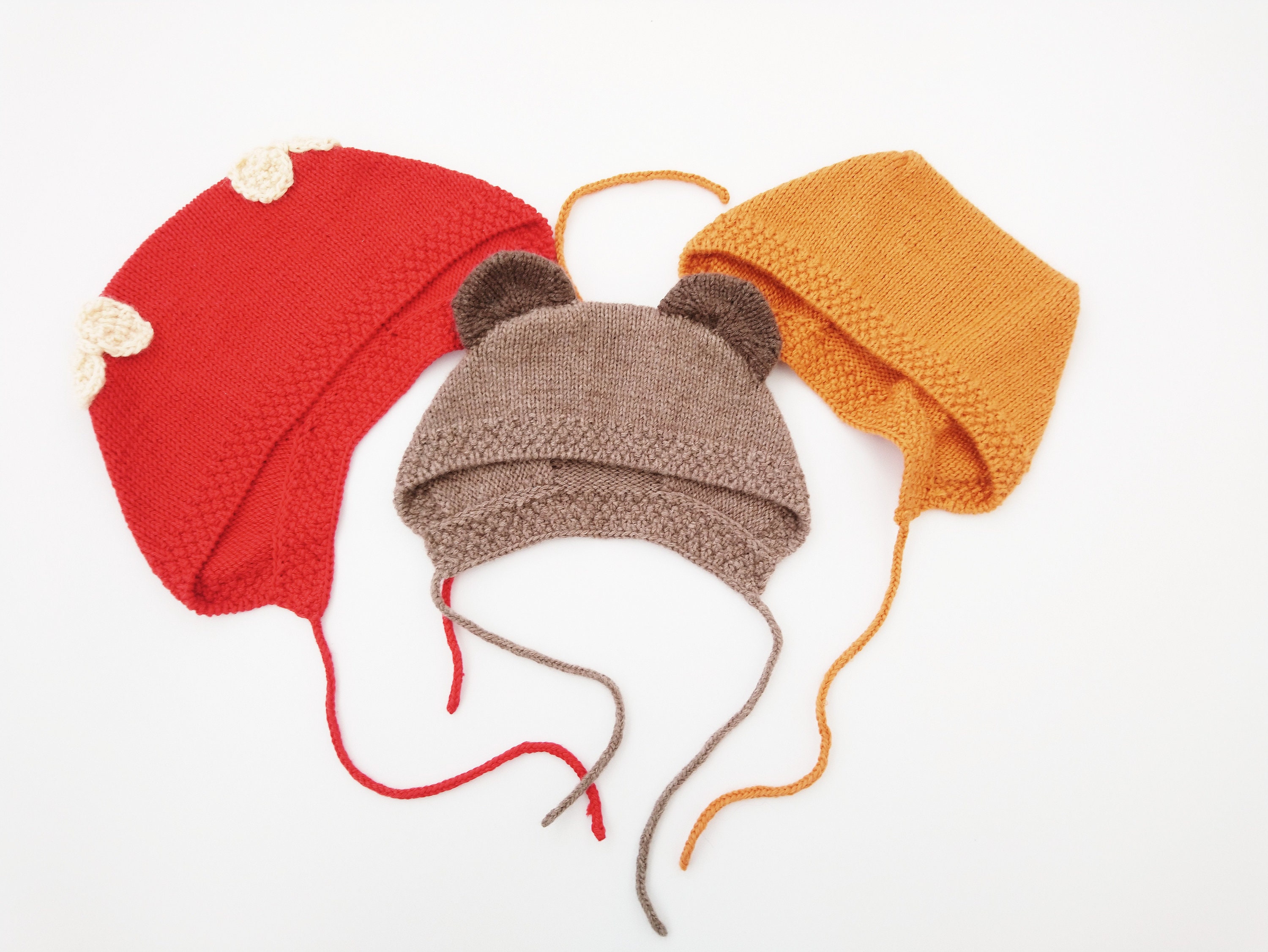 KNITTING PATTERNS Cute Teddy SET 3 in 1 Newborn 18 Months | Etsy