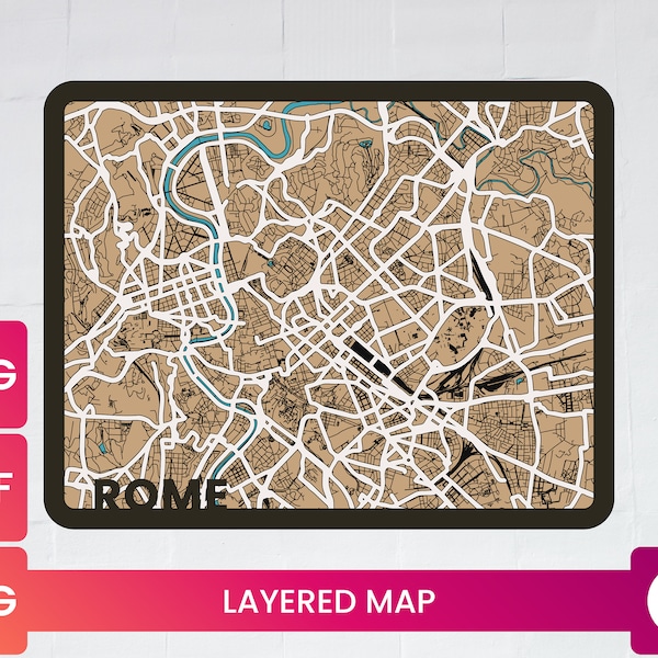 3d Map of Ancient Rome - Etsy