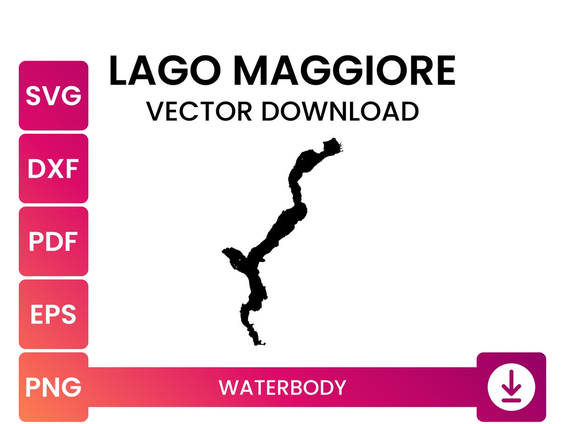 Highly Detailed Lake Shape Boundary of Lake (Instant Download) - Etsy