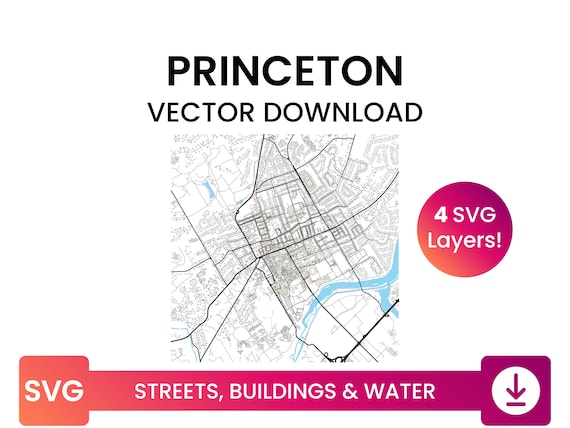 Street Map Of Princeton New Jersey
