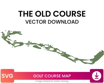 Golf Map of Scotland - Etsy