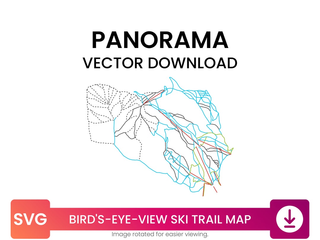 Ski Trail Map of Panorama Mountain Resort, British Columbia, Canada ...