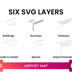 Airport Map of FRA Frankfurt Airport | Airport Diagram Map Multi-layer ...
