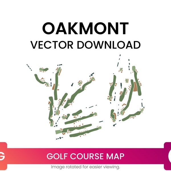 Golf Course Map Svg File - Etsy