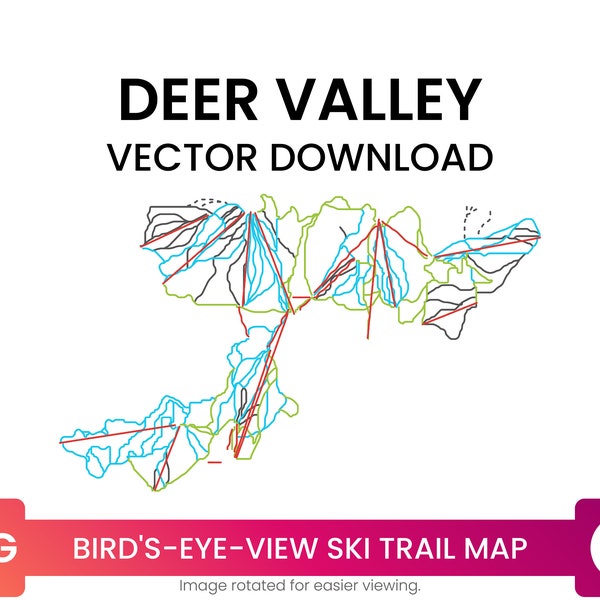 Deer Valley Trail Map - Etsy