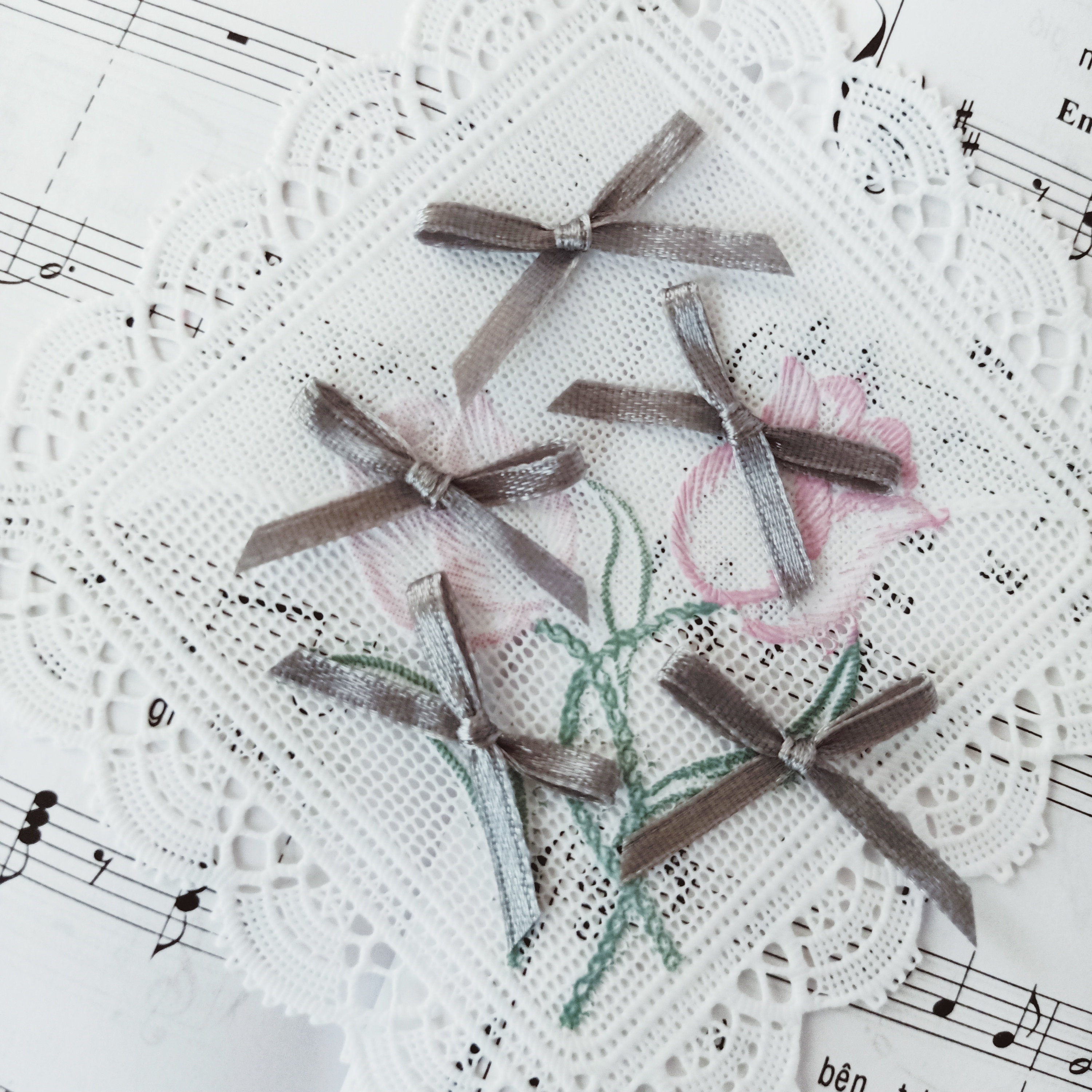 Silver Satin Bows 25/50pcs Mini Silver Bows Mini Gift - Etsy UK