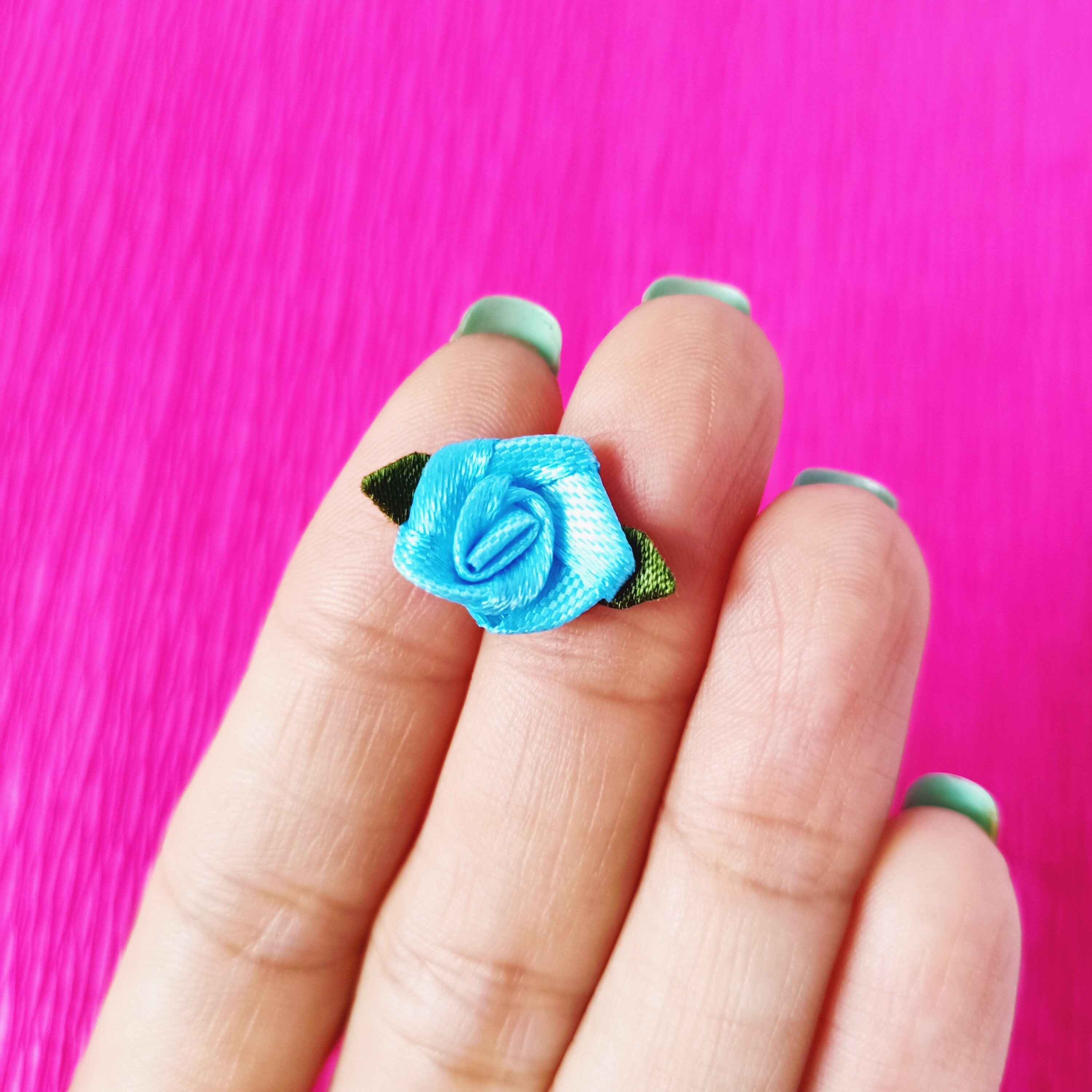 Baby Blue Satin Roses 25/50 Pcs Sky Blue Accent Blue - Etsy UK