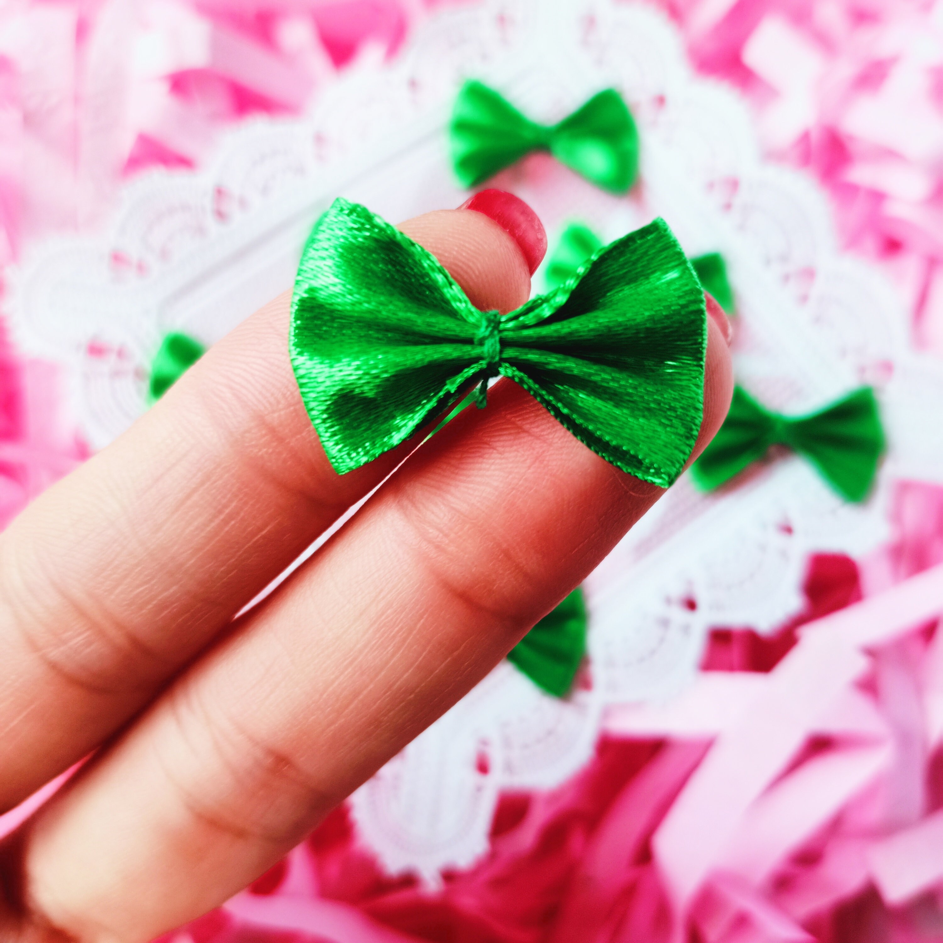 12 Green Bows 1 1/8 Inches Bows Christmas Bows Mini Craft - Etsy UK