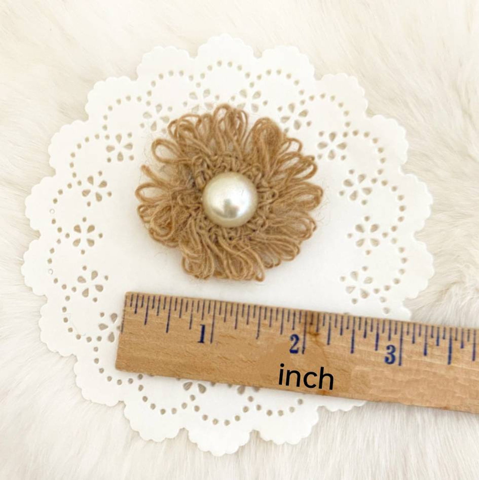 Burlap Lace Bows or Flowers: Rustic Wedding Decor, Set of 5 - Etsy