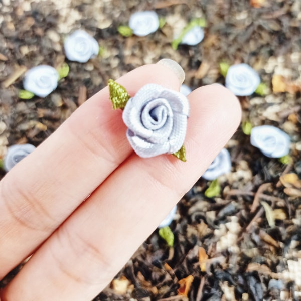 Satin Ribbon Roses - Etsy