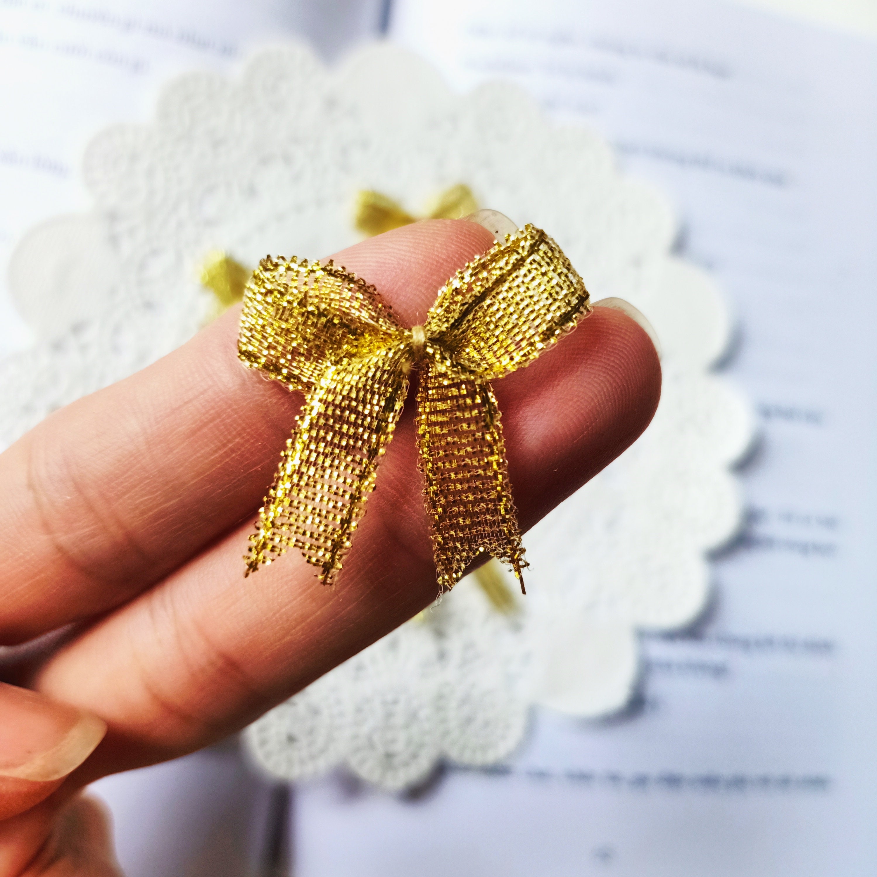 Gold Lures Bows 25/50pcs 1 inchMetallic Gold BowsGold | Etsy