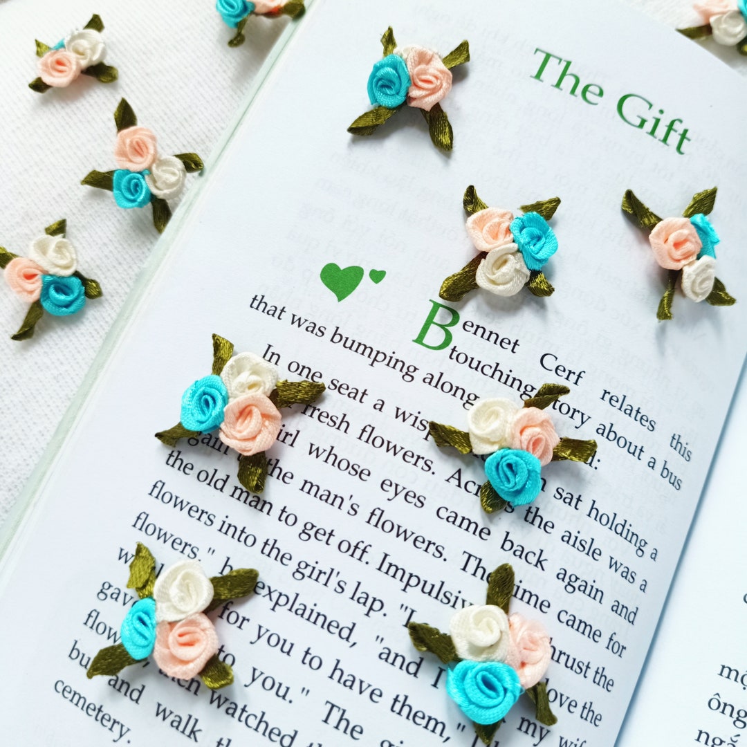 Mixed Triple Roses (peach,cream,sky Blue), Mini Rose Bouquet,rose ...