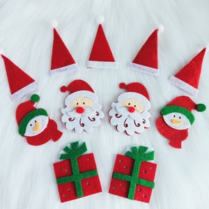 Fashion Mix Felt Christmas Package Decoration Noel (2santa Claus ...
