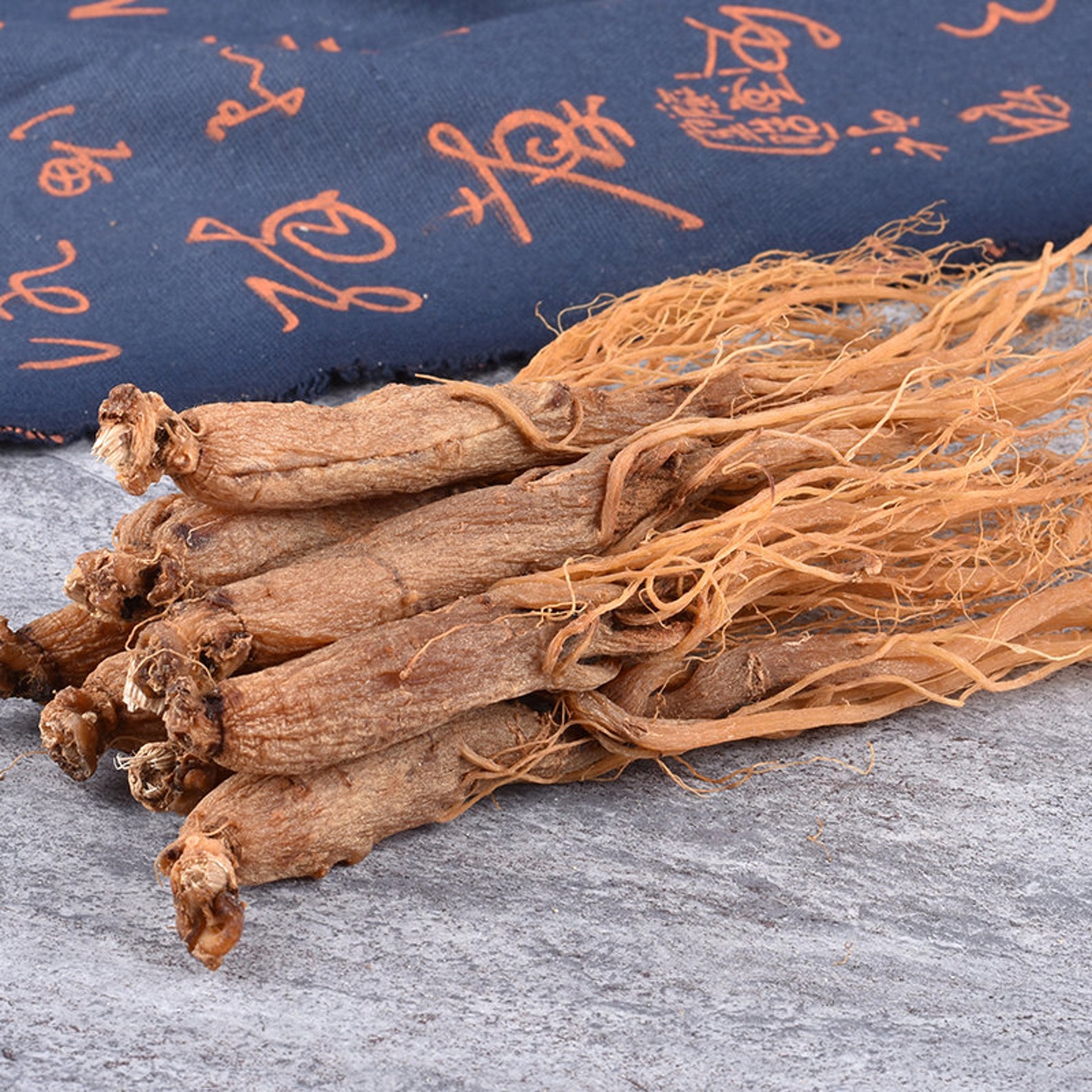 250g for 20pcs Root Panax Red Korean Ginseng Whole Root, 6 Years Red ...