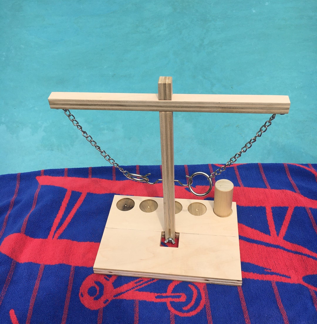 Dual Ring Daddy Single Shot Ladder Hook and Ring Game by Cardinal Toys ...