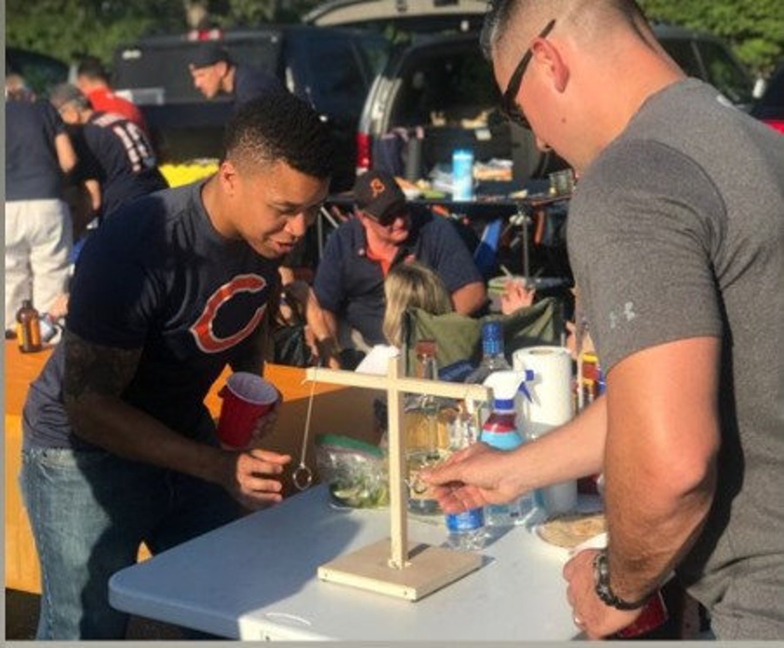 Dual Ring Daddy, for Tabletop Competition Ring Toss Bimini Game Ring ...