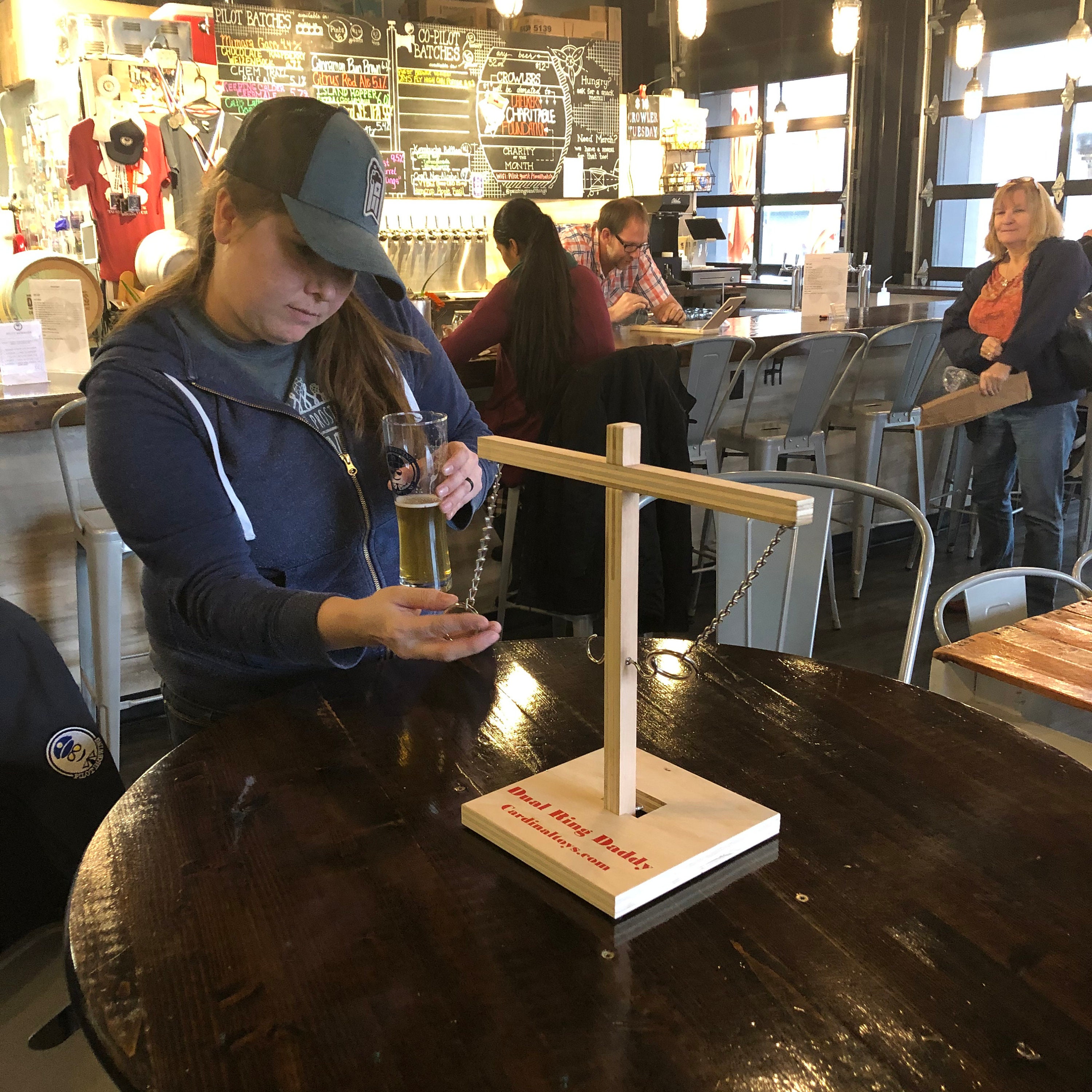 Dual Ring Daddy, for Tabletop Competition - Ring Toss Bimini Game ...