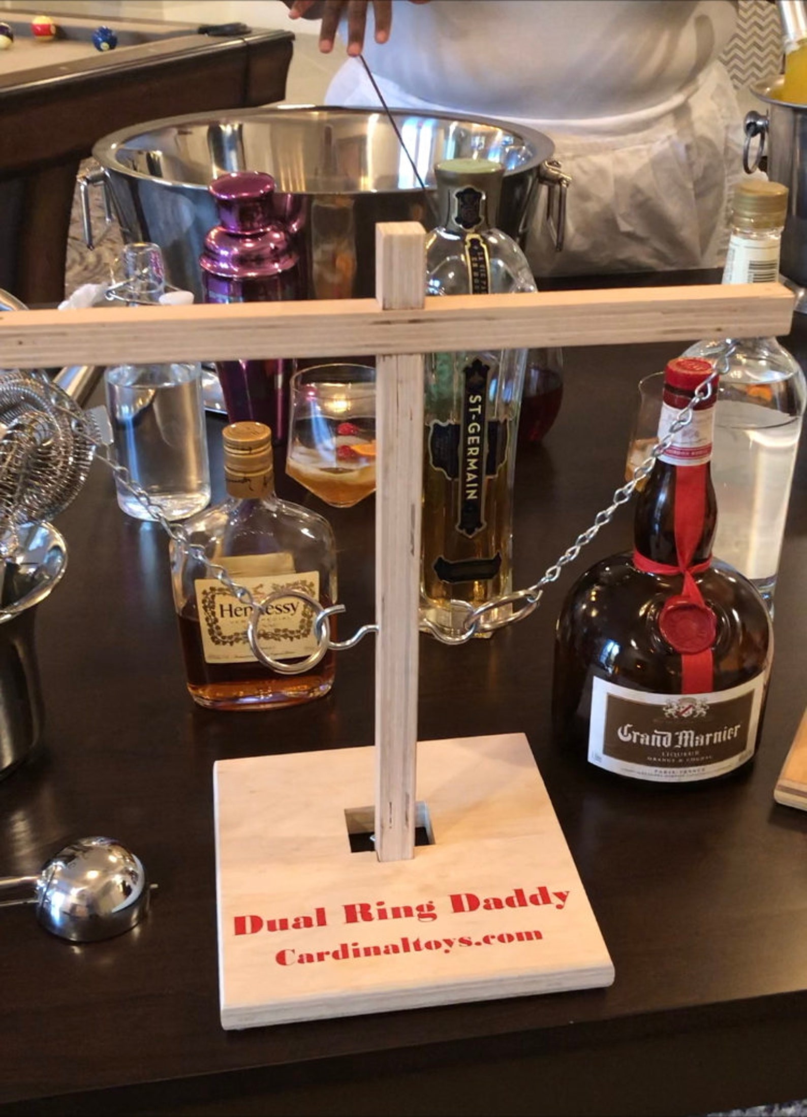 Dual Ring Daddy, for Tabletop Competition - Ring Toss Bimini Game ...