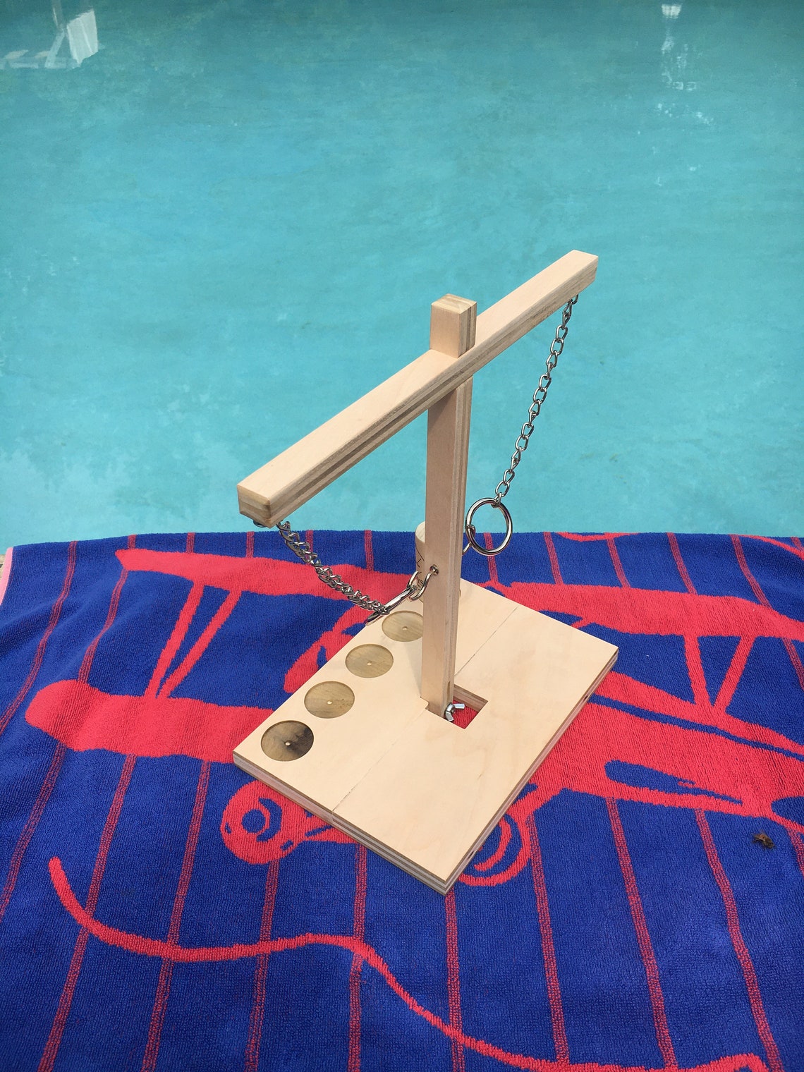 Dual Ring Daddy Single Shot Ladder Hook and Ring Game by Cardinal Toys ...