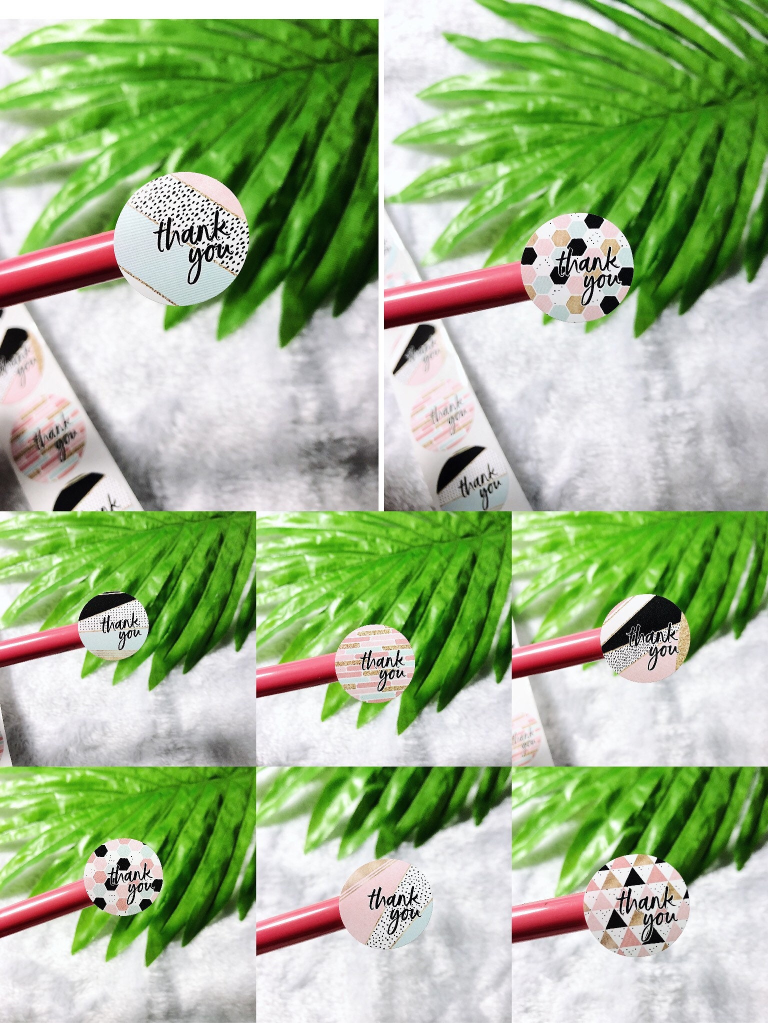 Thank You Stickers Thank You Labels Packaging Stickers | Etsy