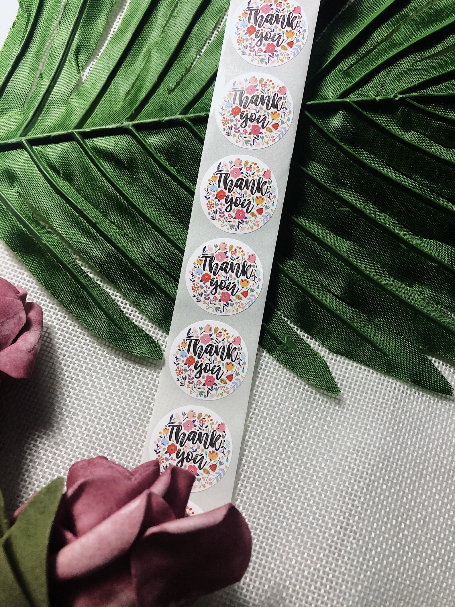 THANK YOU STICKER Thank You Labels Packaging Stickers - Etsy