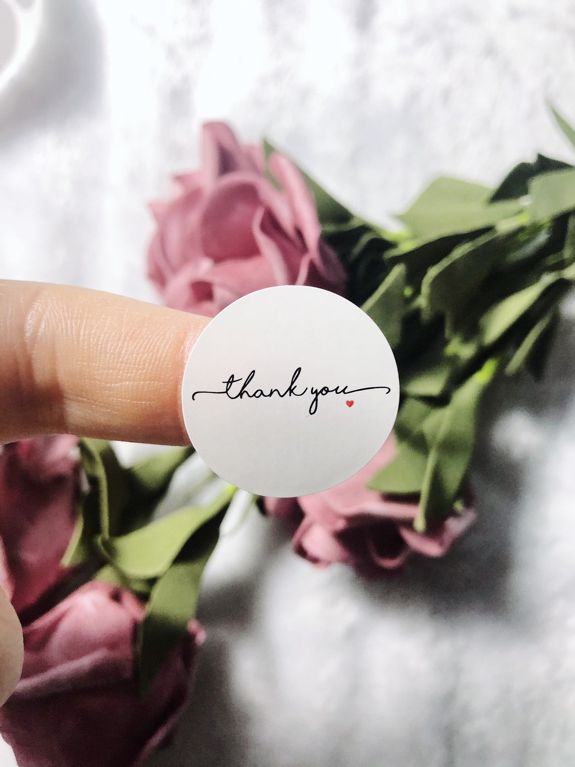 THANK YOU STICKER Thank You Labels Packaging Stickers - Etsy