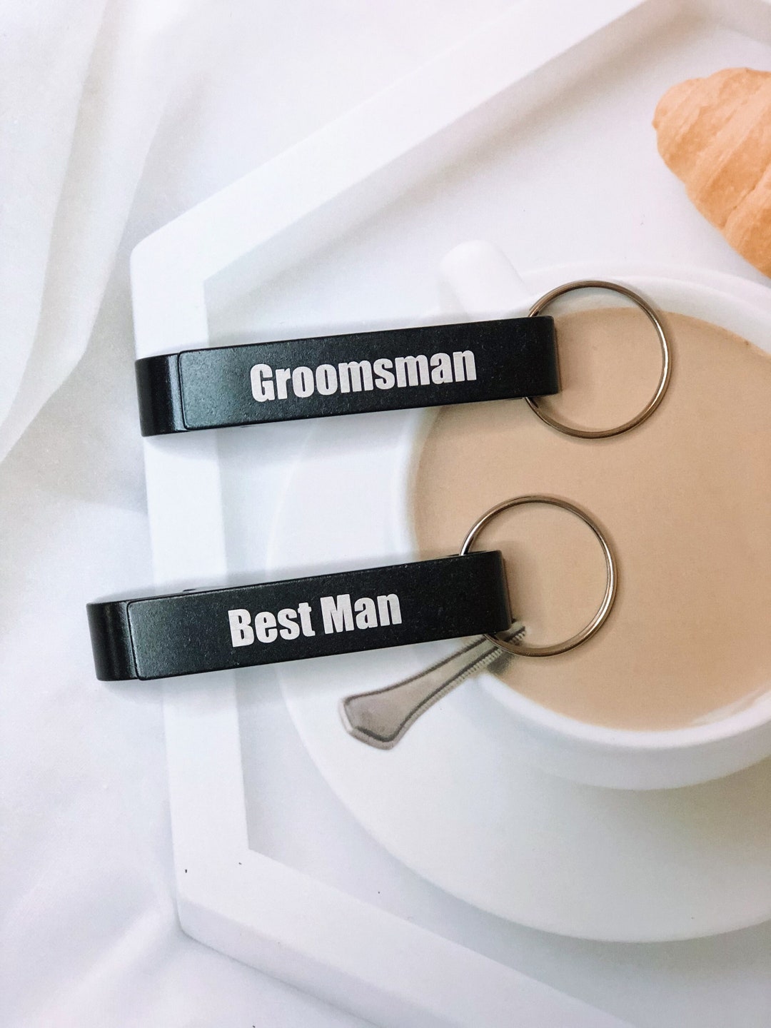 Bottle Opener Groomsman Best Man Keyring Giftwill You Be Mywedding Gift ...