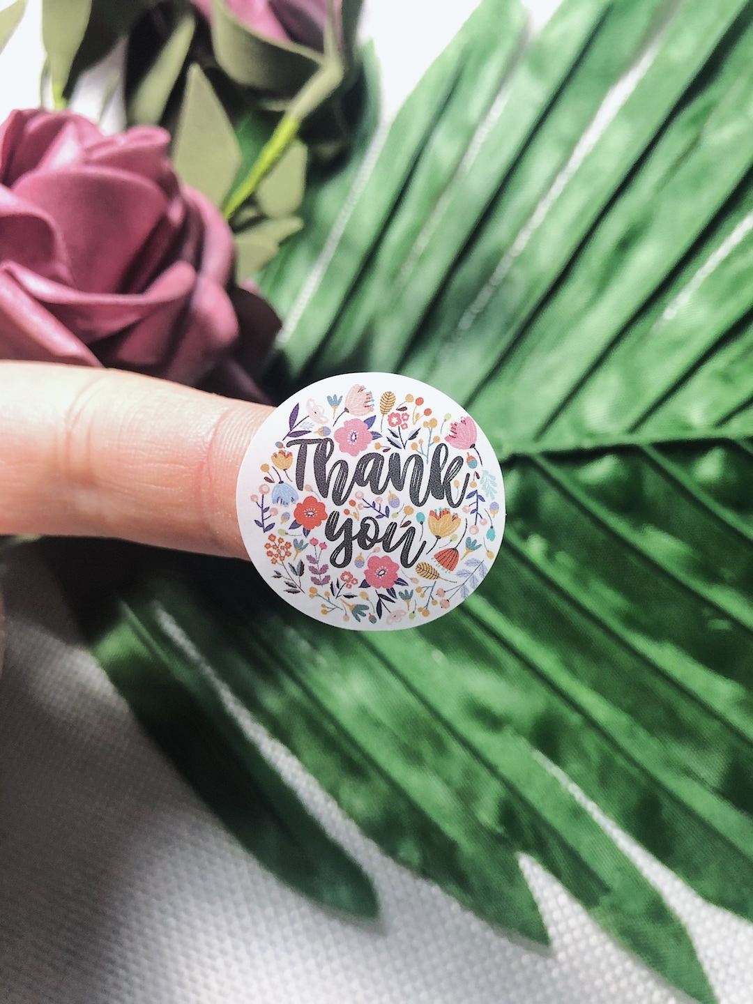 THANK YOU STICKER Thank You Labels Packaging Stickers Wedding Thank You ...