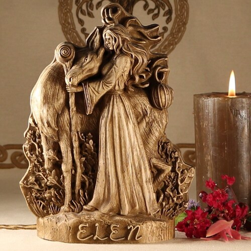 Elen of the Ways: British Celtic Goddess of Sovereignty Deer | Etsy