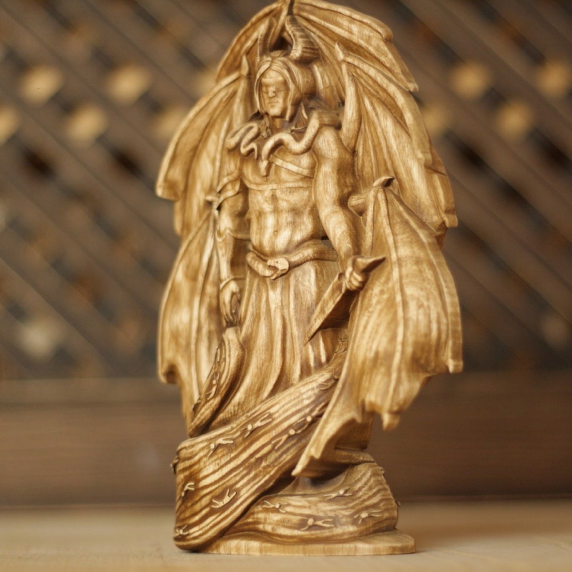 Samael Lucifer statue Lucifer morningstar Satan statue Occult | Etsy